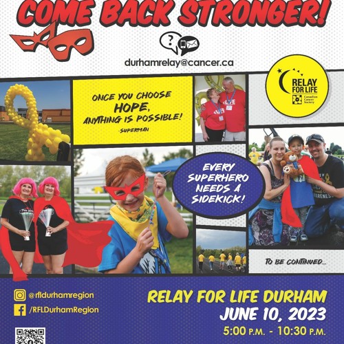 Stream Relay for Life is back in Durham June 10 by CKDO | Listen online ...