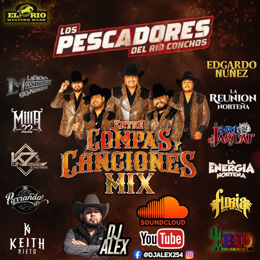 Stream Entre Compas y Canciones Mix CD - Los Pescadores #2024 #DjAlex ...