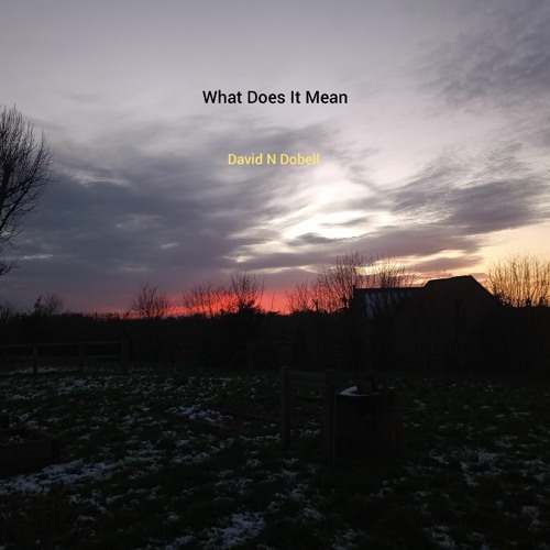 Stream What Does It Mean by David Dobell | Listen online for free on ...
