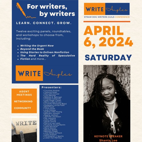 Stream episode Shanta Lee - Write Angles Keynote Speech - April 6, 2024 ...