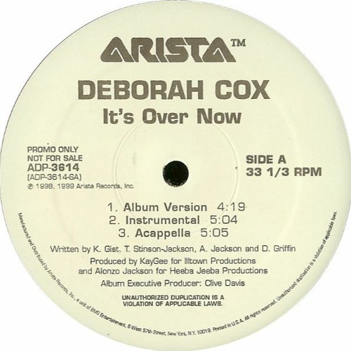 Stream Deborah Cox - It's Over Now (Batesz Jr. 2023 Rework) by bateszjr ...