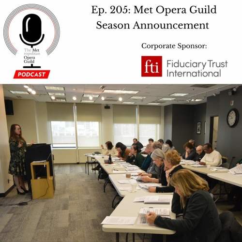 Stream Ep. 205: Met Opera Guild Season Announcement by Metropolitan ...