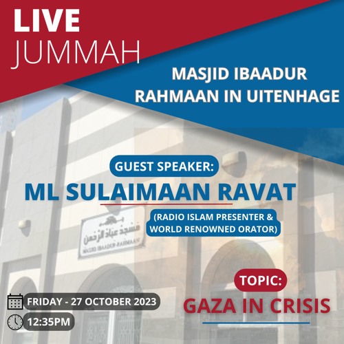 Stream Ml Sulaimaan Ravat - Gaza in Crisis by Radio Islam International ...