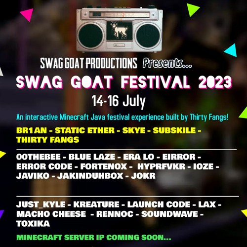 Stream Swag Goat 2023 Set by Just_Kyle | Listen online for free on ...