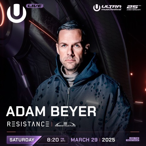 Stream Adam Beyer - Live @ Ultra Music Festival 2025 (Miami) #Day2 by ...