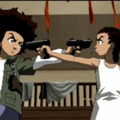 The Boondocks Huey With Gun