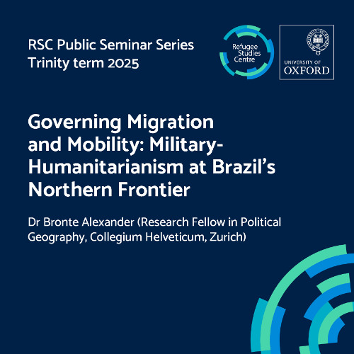 Stream episode Governing Migration and Mobility: Military-Humanitarianism at Brazil’s Northern ...