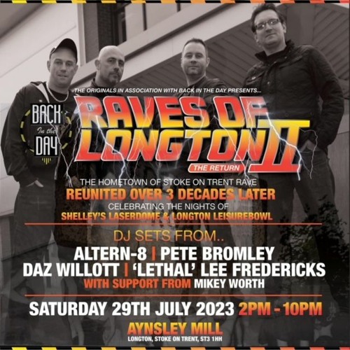 Stream Pete Bromley B2B Mark Archer (Altern 8) Back In The Day Pres ...