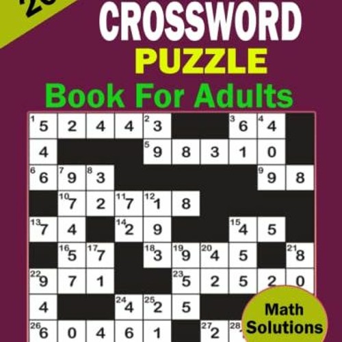 Math Crossword Puzzles With Answer Key