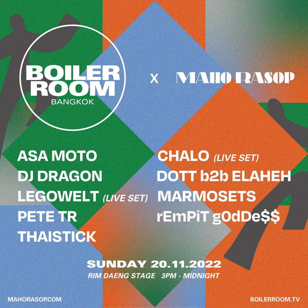 Stream Marmosets | Boiler Room x Maho Rasop Festival by Boiler Room ...