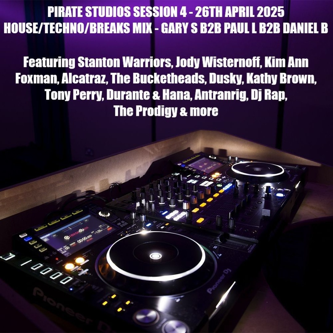 Stream Pirate Studio Sessions 4 - 26th April 2025 - Mixed By Gary Scott ...