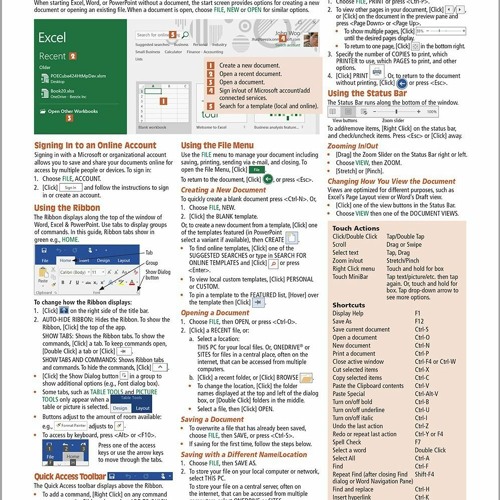 Stream [EBOOK] Microsoft Office 2016 Essentials Quick Reference Guide ...