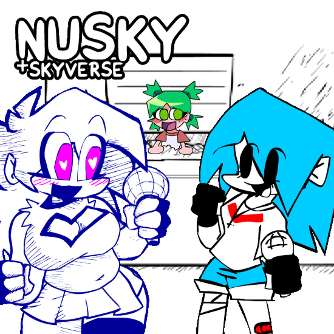Stream Blue - (v2 New) skyverse / nusky (fnf sky mod ost) by Hyung Boi ...