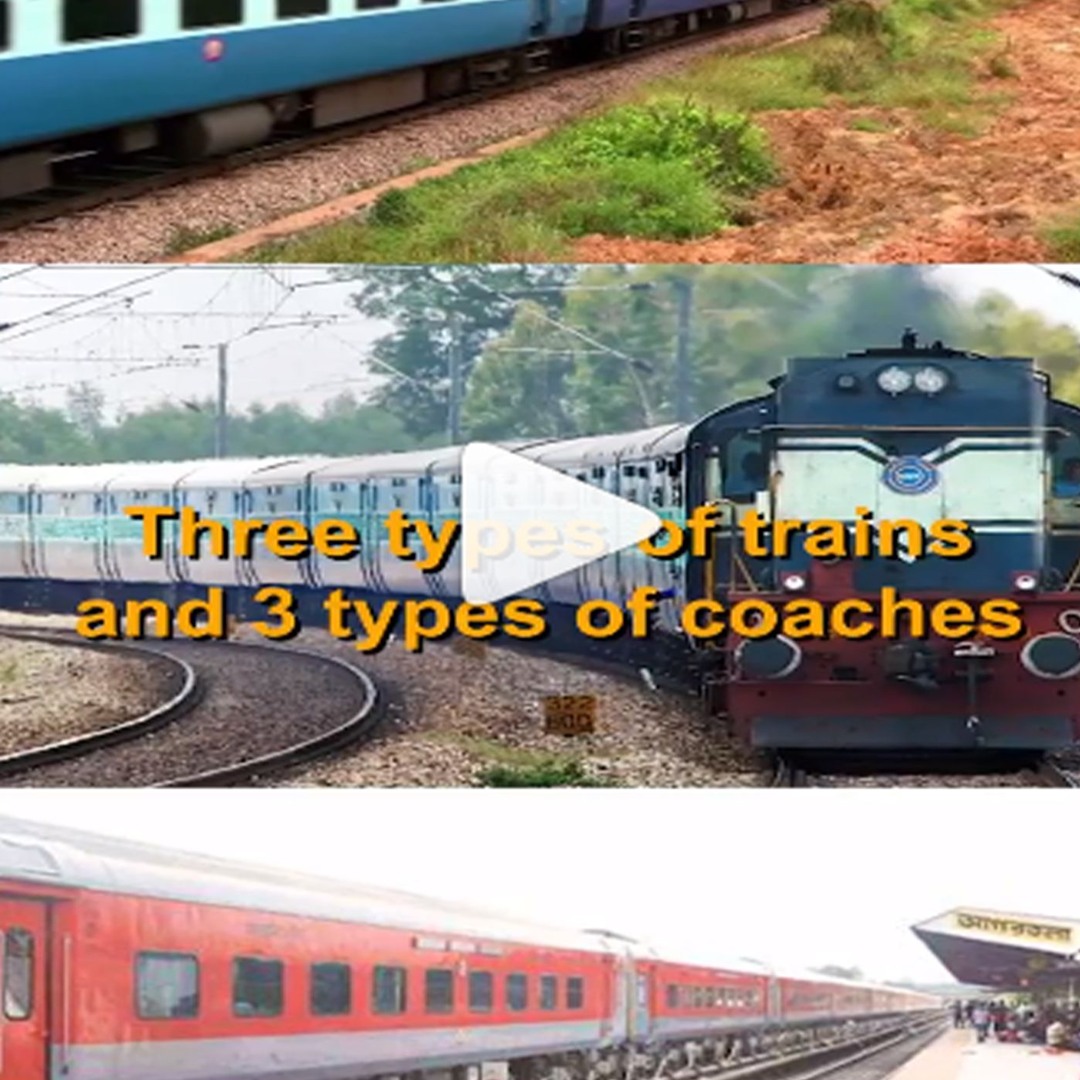 Stream Know About Indian Railways 3 Types of Trains and Their Coaches ...