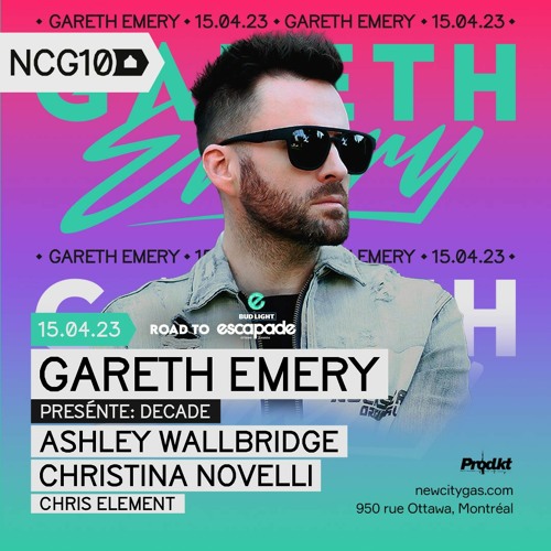 Chris Element @ Gareth Emery Presents Decade, New City Gas Montreal ...