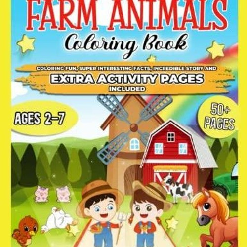 Stream Read ebook [PDF] Farm Animals Coloring Book: Coloring Fun, Super ...