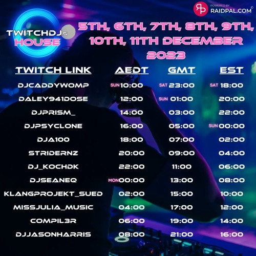 Stream Twitch djs House raid train filling in for Compil3r by stompy ...