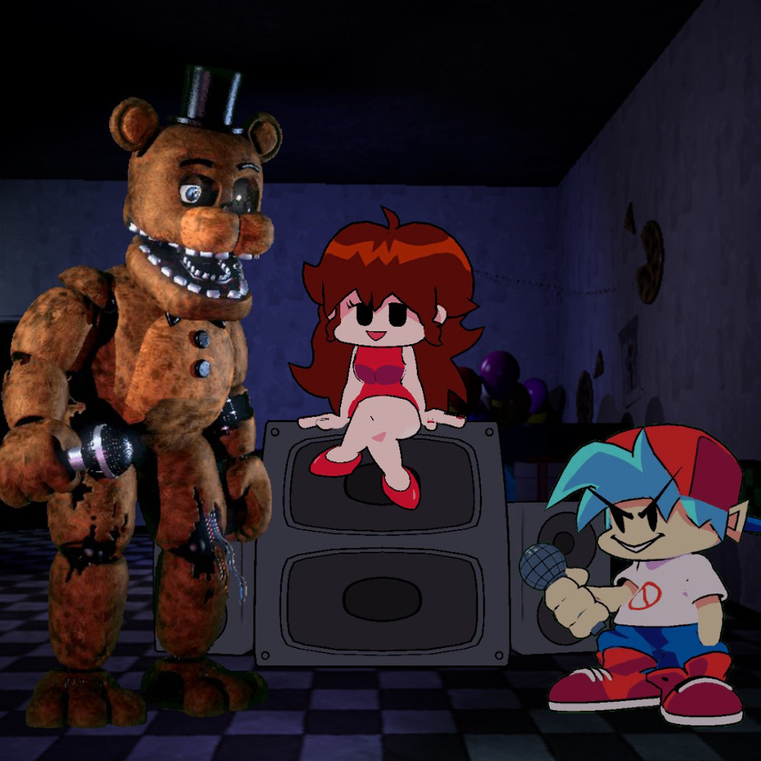 Listen to FNF Vs FNAF 2 OST: Nightshift (V1) by LeafyboyØ6 in FNF Vs ...