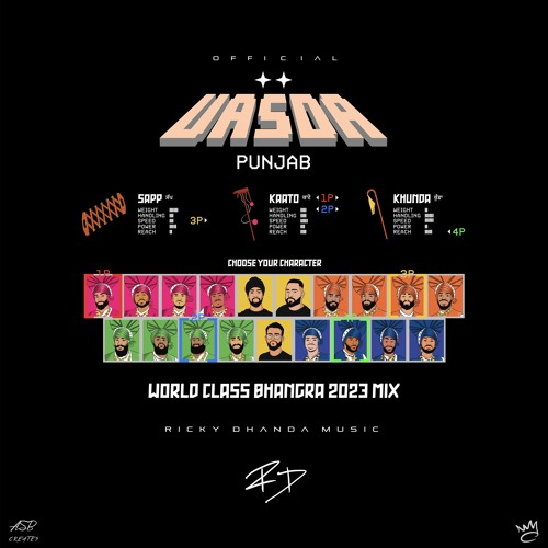 Stream Official Vasda Punjab World Class Bhangra 2023 Mix by Ricky ...