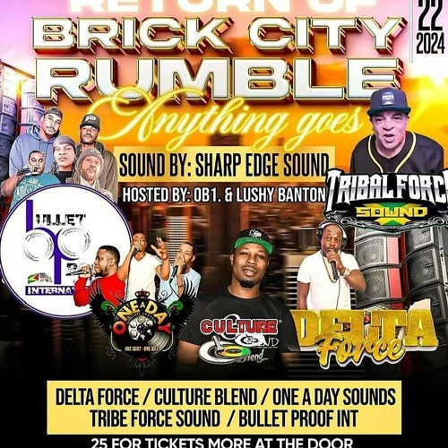 Stream BRICK CITY RUMBLE 11-22-2024 ONE A DAY _ BULLET PROOF _ DELTA ...