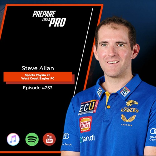 Stream episode #253 - Steve Allan, Sports Physio at West Coast Eagles FC by PLPlivechats Podcast ...