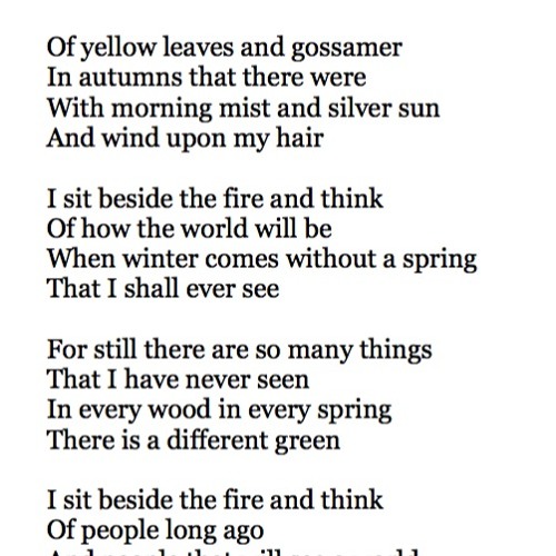 Stream 299 I Sit Beside the Fire and Think by J R R Tolkien by Samuel ...