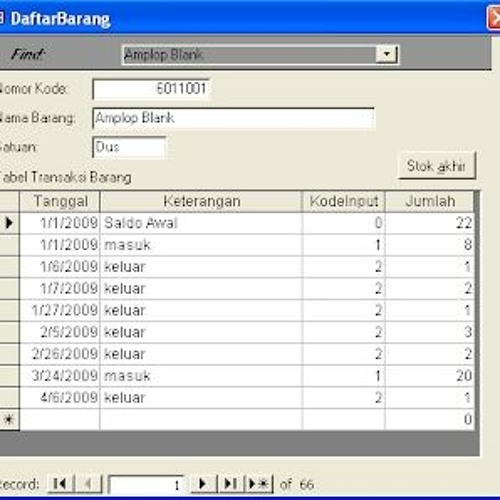 Stream Membuat Aplikasi Stok Gudang Dengan Access.pdf from Suppdeuserza ...