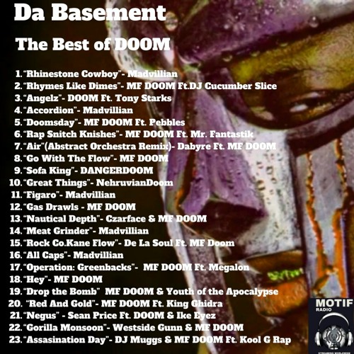 Stream Da Basement MF Doom Tribute 01-01-20 by Motif-Radio | Listen ...