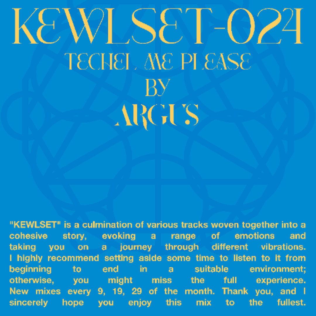 Stream KEWLSET // 024 // TECH HOUSE // 19 NOVEMBER 2024 by ARGUS ...