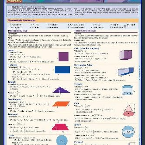 Geometry Formulas Cheat Sheet Pdf