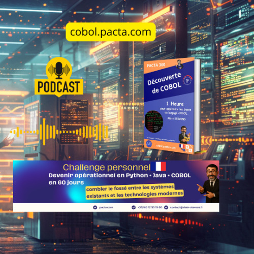 Stream episode Présentation du challenge Cobol + Python + Java en 60 jours by Alain STEVENS ...