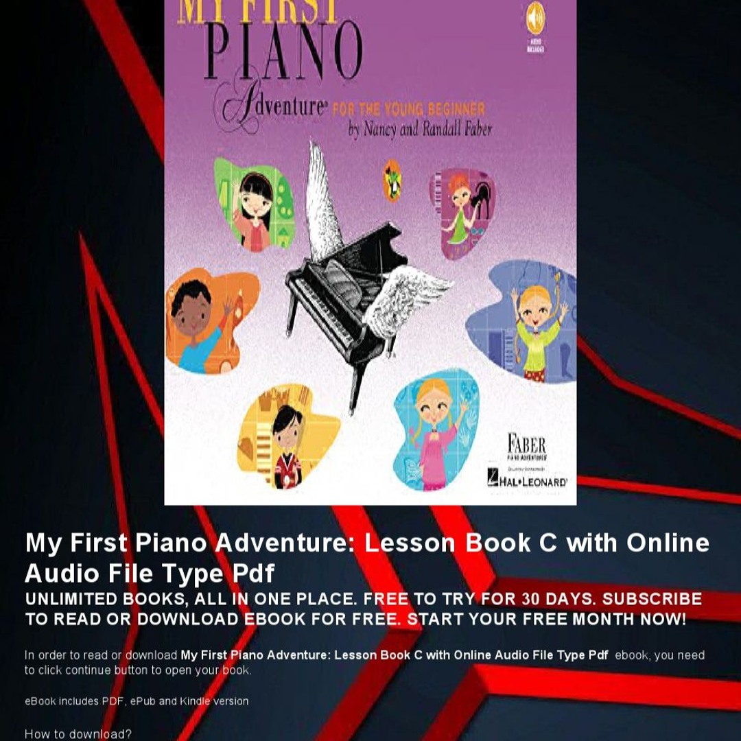 Stream My First Piano Adventure: Lesson Book C with Online Audio Read ...