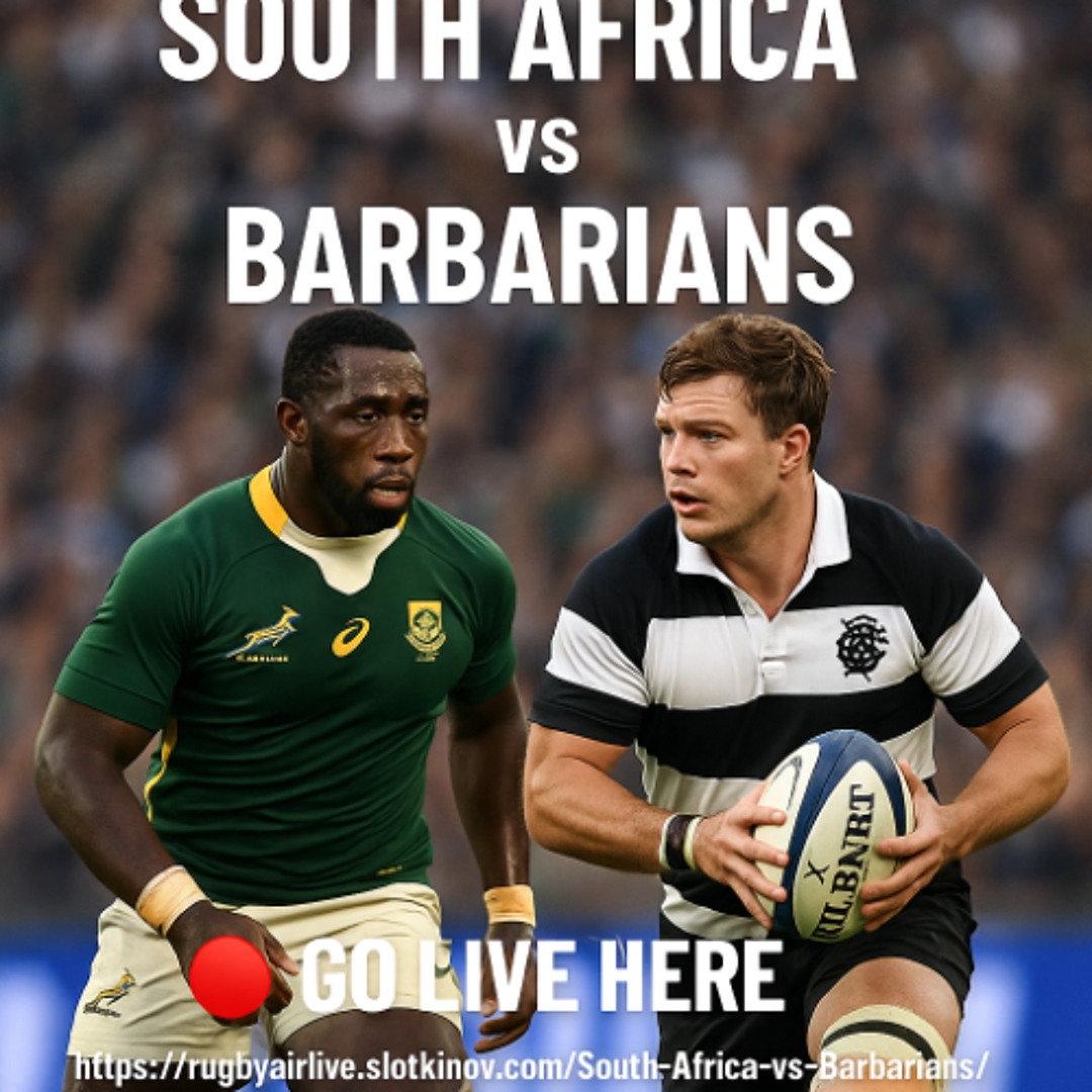 Stream episode Springboks vs Barbarians Live – Watch the 2025 Rugby ...
