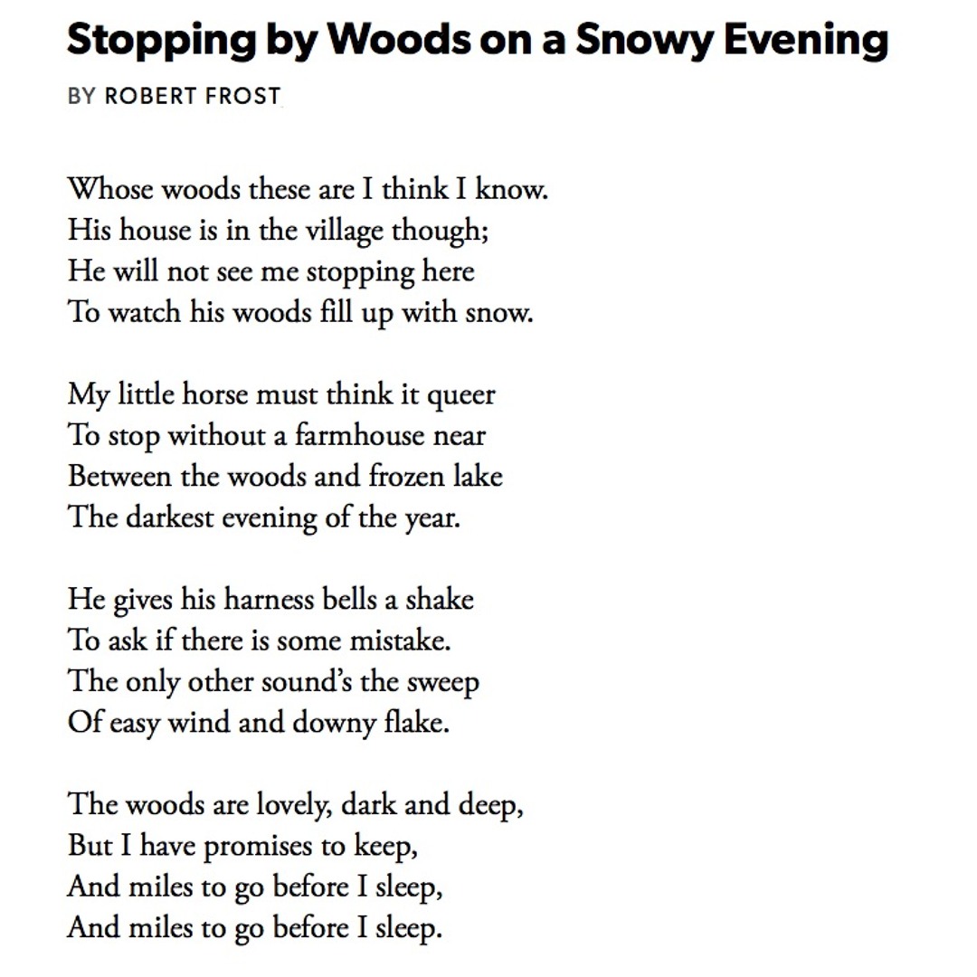 Stream 50 Stopping by Woods on a Snowy Evening by Robert Frost, read by ...