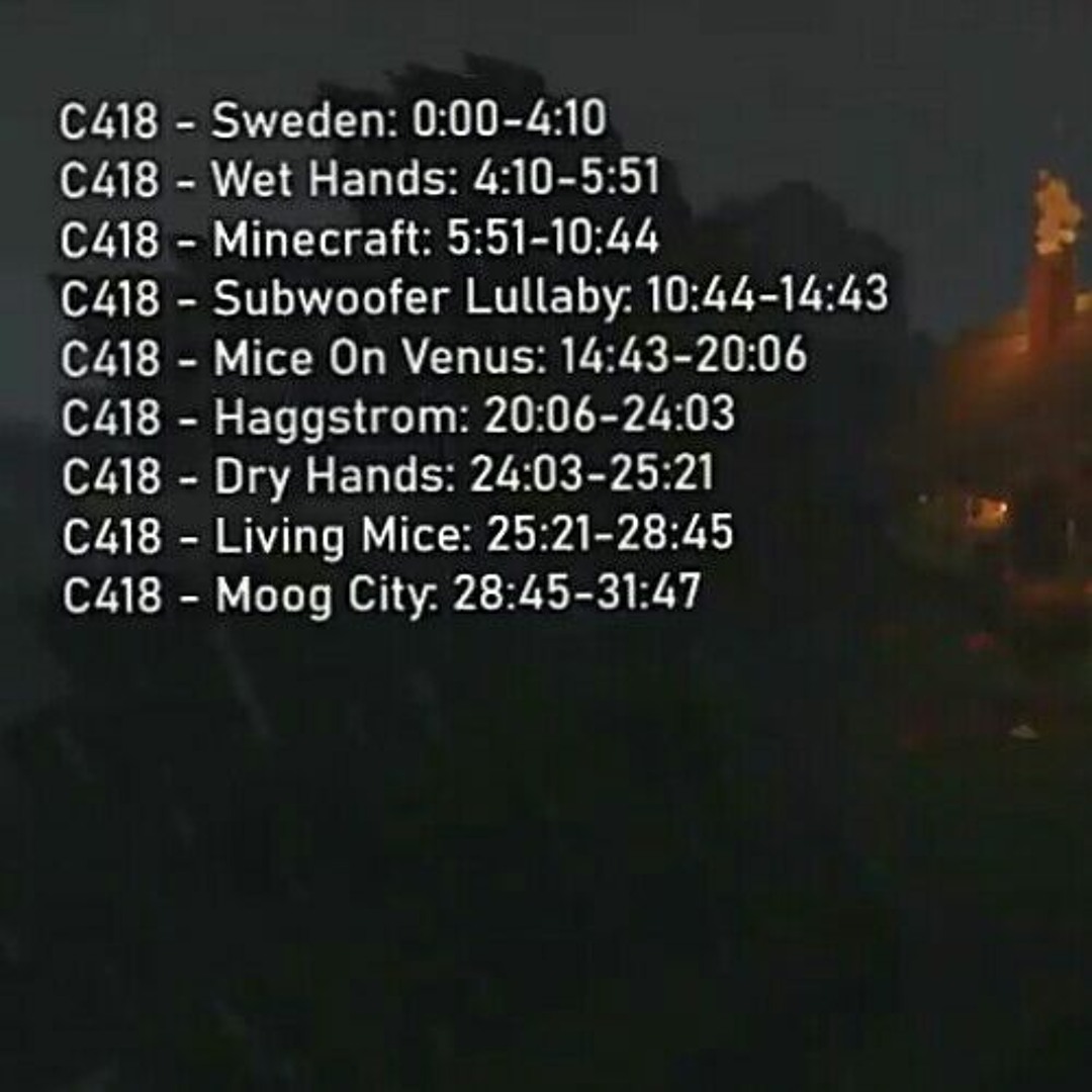 Stream C418 Minecraft Music Slowed Down With Rain by fainami can2vn ...