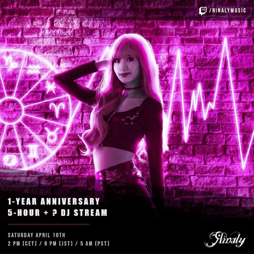 Rinaly - Twitch Live Stream 1 Year Anniversary 2021-04-10