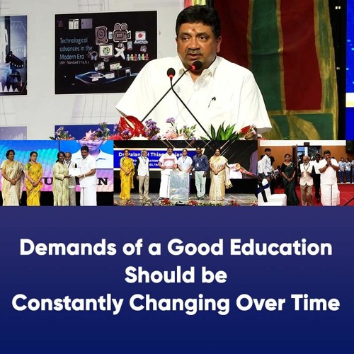 Stream Demands of a Good Education Should be Constantly Changing Over ...