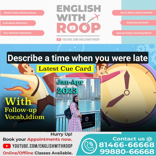 Stream Describe A Time When You Were Late 8 Band Sample Jan To April ...