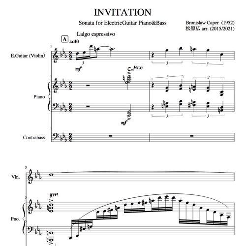 Stream INVITATION sonata by Matsubara Hiroshi | Listen online for free ...