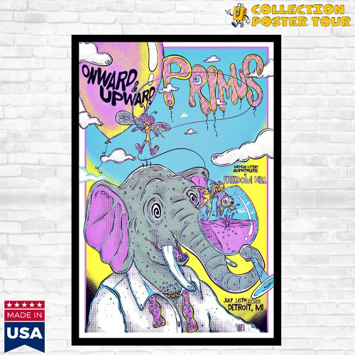 Stream Primus July 16 2025 Detroit, MI Limited Edition Poster by ...