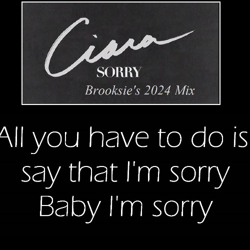 Stream Sorry- Brooksies 2024 Garage Mix by Brooksie | Listen online for ...