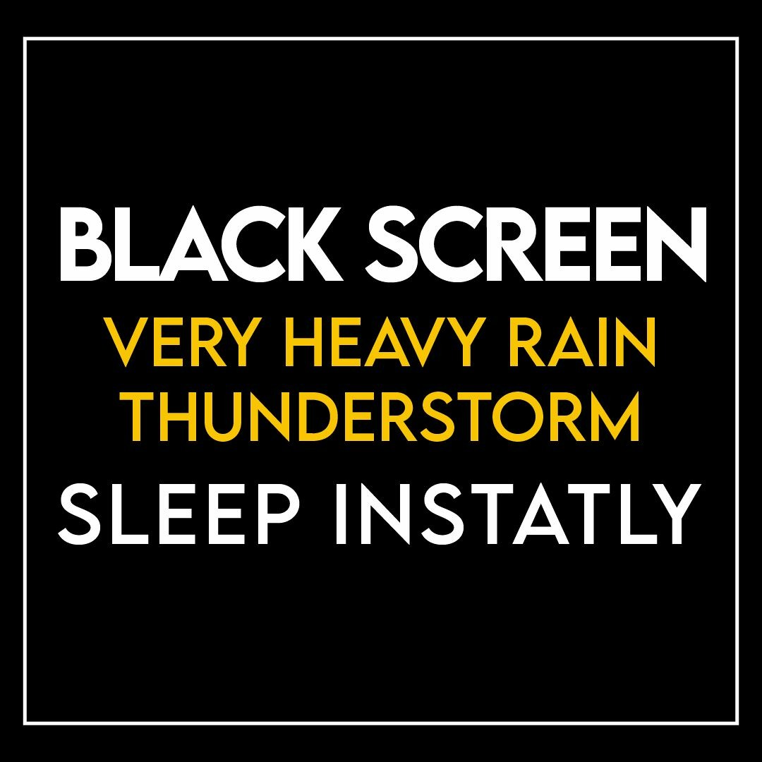 Stream VERY Heavy RAIN and THUNDERSTORM Sounds for Sleeping | 9 HOUR ...
