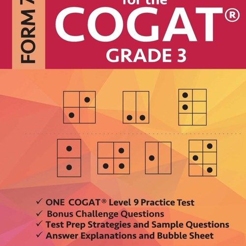 Stream Download Practice Test for the CogAT Grade 3 Level 9 Form 7 and ...