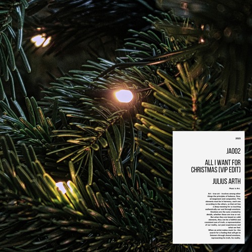 Stream Julius Arth - All I Want For Christmas (Vip Edit) by Julius Arth ...