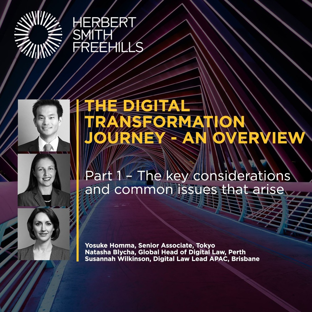 Stream episode The Digital Transformation Journey - An Overview – Part 1 by Herbert Smith ...