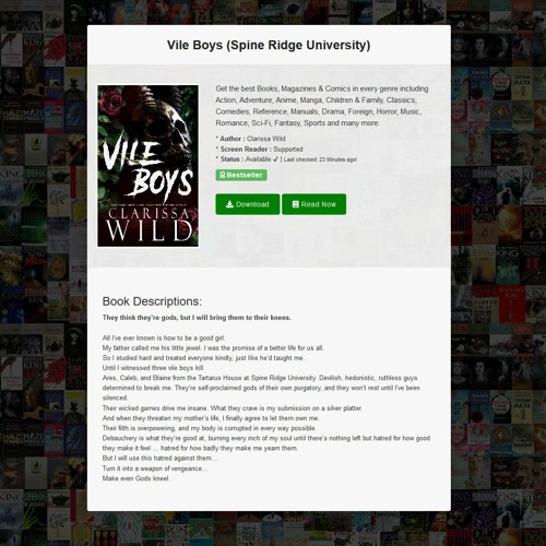 Stream [PDF] Books Read Vile Boys by Clarissa Wild from Mullins753 ...