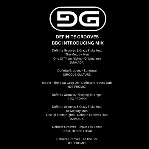 Stream DEFINITE GROOVES BBC INTRODUCING MIX by Definite Grooves ...