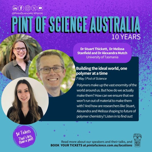 Stream episode Pod of Science - Dr Stuart Thickett, Dr Melissa ...