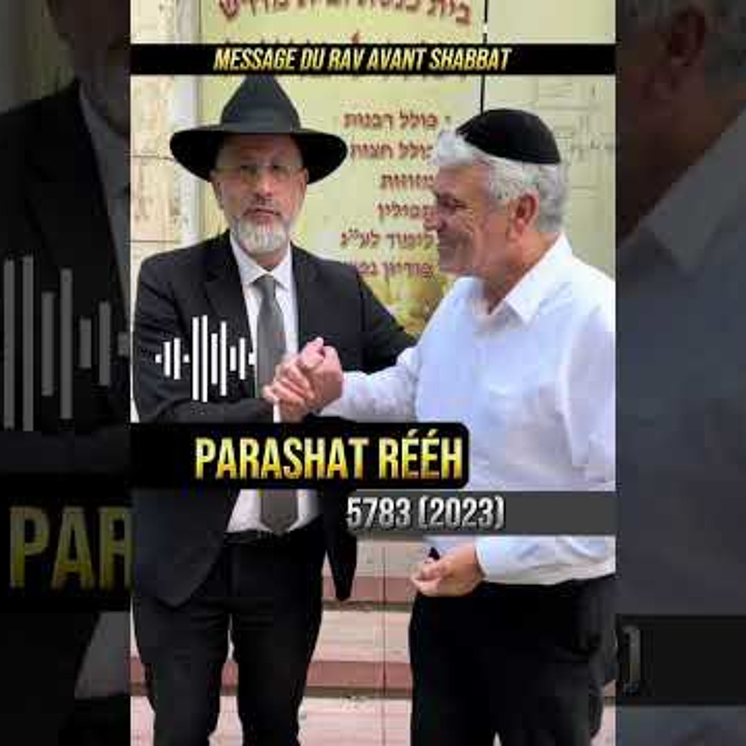 Stream Paracha Rééh (2023) - Message du Rav avant Shabbat by Rav David ...