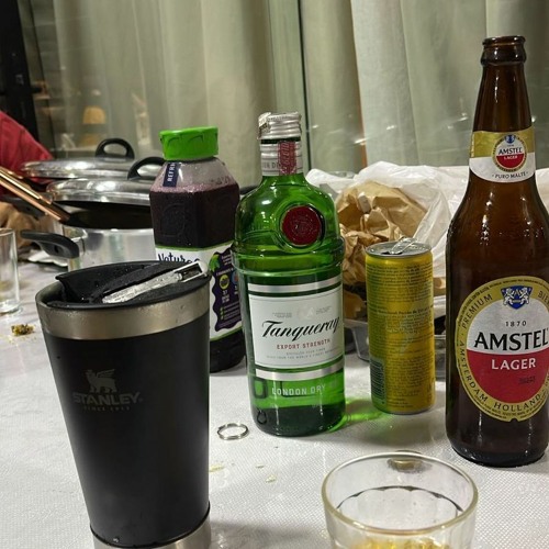 Bruno Mars Drinking Beer